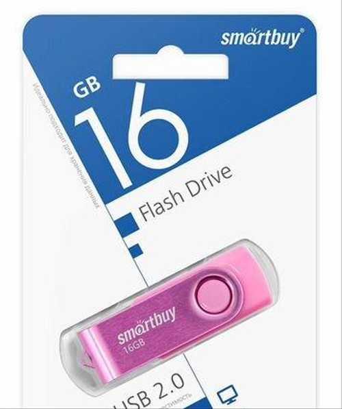 Флешка USB SmartBuy Twist 16Gb pink