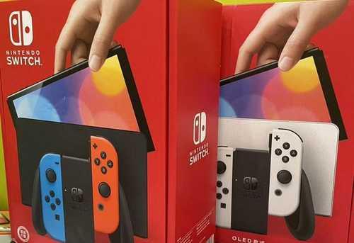 Nintendo Switch Oled 64 gb Neon/ White новые