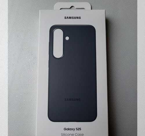 Чехол Silicone Case на Samsung S25 оригинал