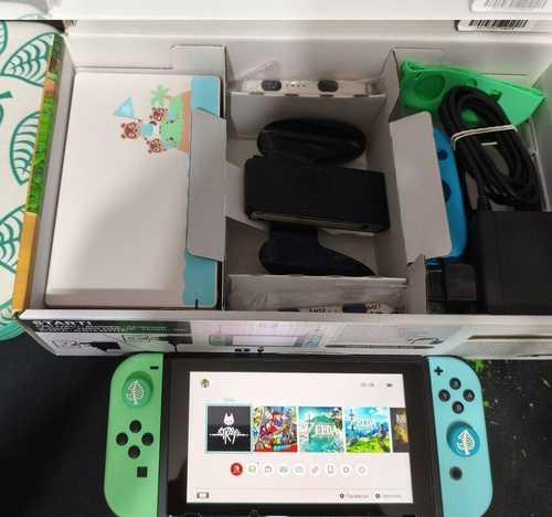 Nintendo Switch V2 256Gb.Прошита.Много игр