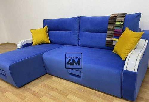 Угловой диван-кровать еврокнижка