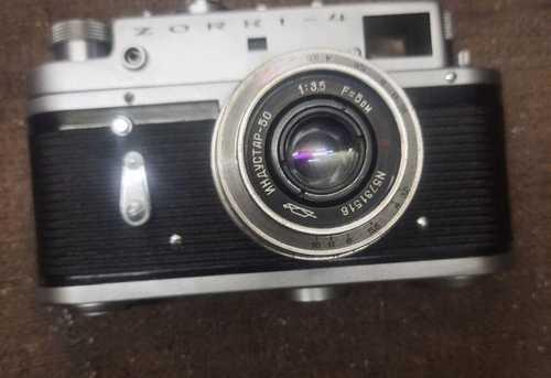 Плёночный фотоаппарат Зоркий -4 экспортный вариант
