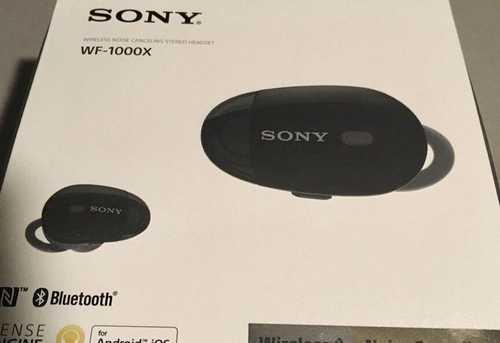 Беспроводные наушники Sony WF-1000X