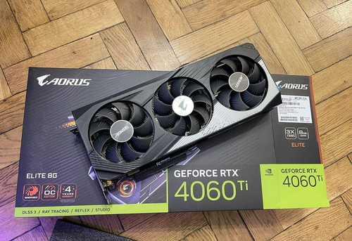 Видеокарта Aorus RTX 4060ti 8gb