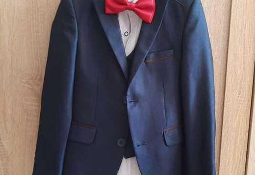 Школьный костюм для мальчика 128 синий