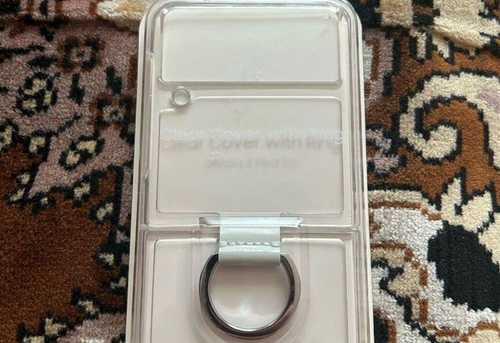 Чехол на Samsung Clear Cover with Ring Z Flip 3