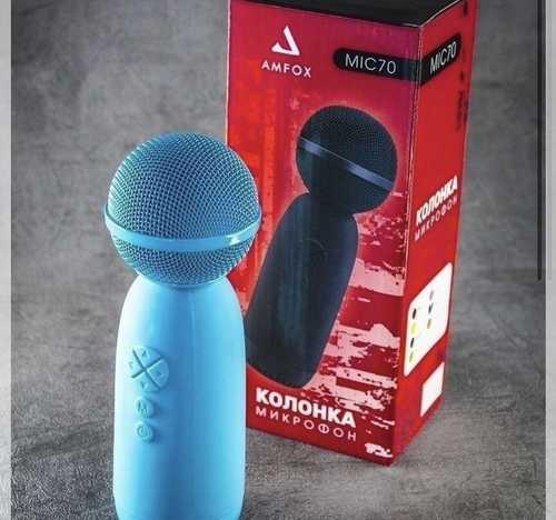 Караоке микрофон/колонка amfox mic70