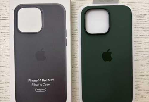 Чехол силиконовый Apple iPhone 14 Pro Max зеленый