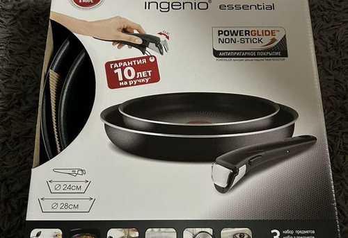 Набор сковород Tefal ingenio Black, 3 предмета