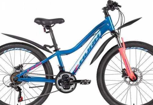Велосипед horh tina tahd 4.0 24 (2023) Blue-Pink R
