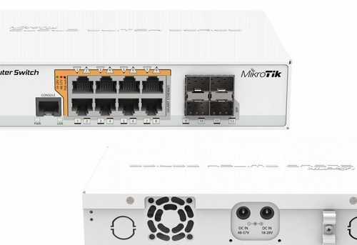 Коммутатор-роутер Mikrotik CRS112-8P-4S-IN