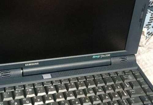 Ретро ноутбук Samsung Sens Pro 520
