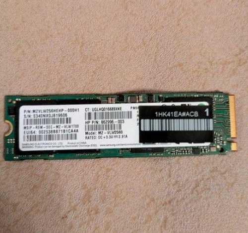 SSD M.2 NVMe Samsung 256Gb в отличном состоянии