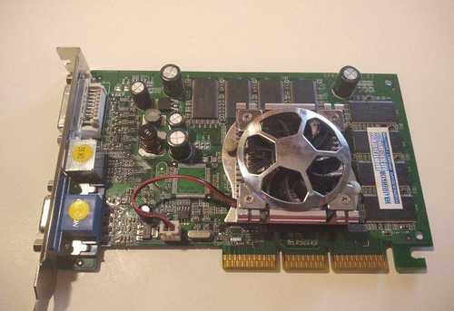 Видеокарта AGP Geforce FX 5500 VGA+DVI+TV 128Mb