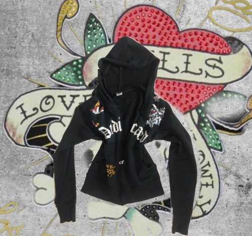 Зип худи ed hardy y2k bimbo type