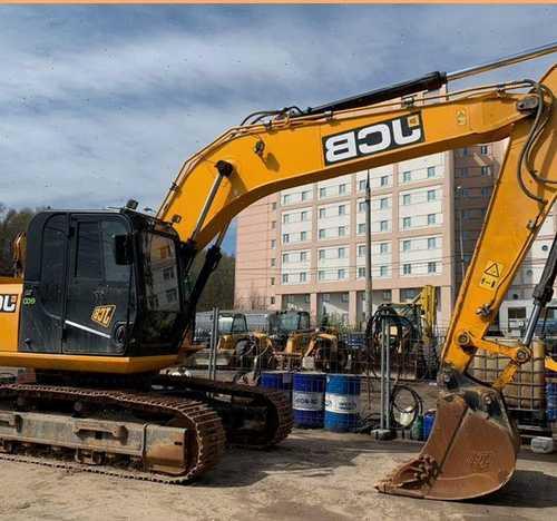 Закаленное стекло на экскаватор JCB JS 205 lС0