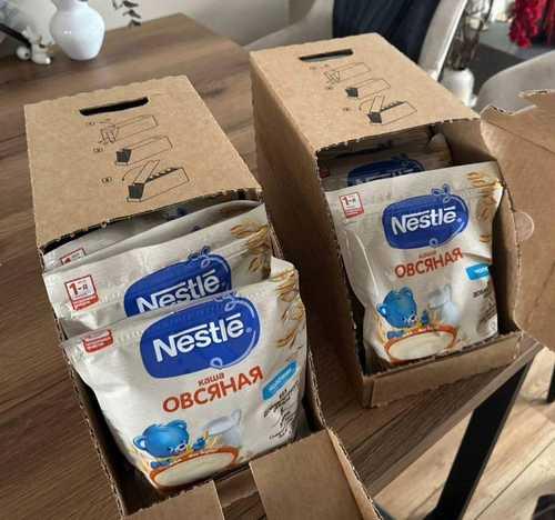 Детские каши нестле nestle молочные овсяные