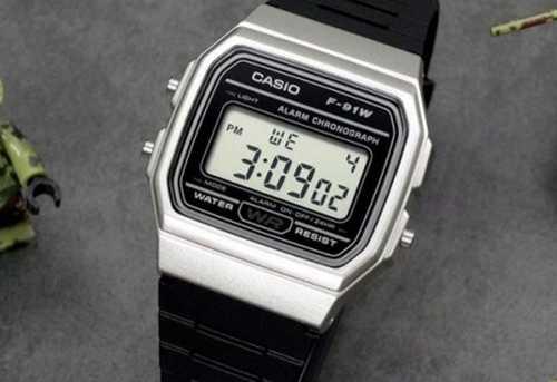 Электронные часы casio F-91WM-7A ТЦ Олимп