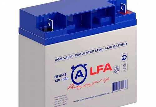 Аккумуляторная батарея Alfa fb 18-12