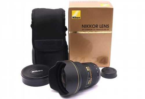 Nikon 14-24mm f/2.8G ED AF-S Nikkor в упаковке