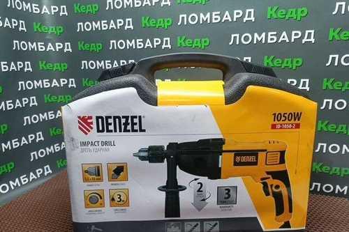 Ударная дрель новая Denzel ID-1050-2, 1050 Вт