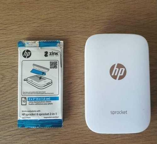 Компактный фотопринтер HP Sprocket