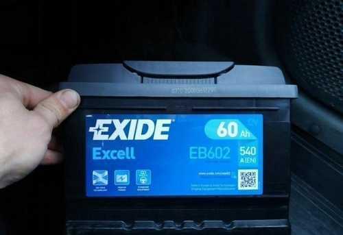 Аккумулятор Exide Excell 60 Ah 540 A EB602