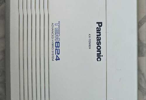 Мини атс panasonic KX TEM824RU + системный телефон