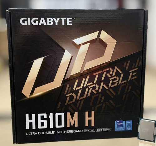 Комплект Gigabyte H610M  i5-12400F