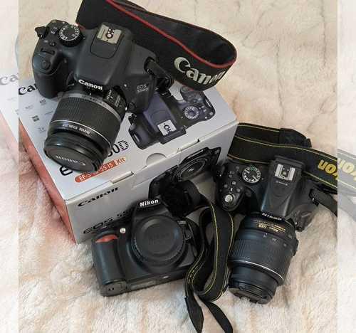 Canon 550d kit nikon d5200 kit nikon d 3100 body