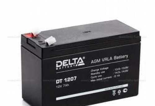 Аккумуляторная батарея delta dt 1207 (12v / 1.2ah)