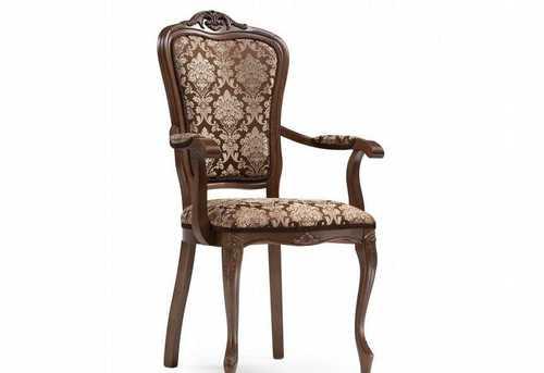 Кресло Руджеро с мягкими подлокотниками орех - шок