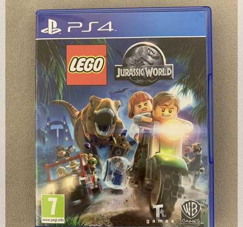 Lego jurassic world ps4 диск