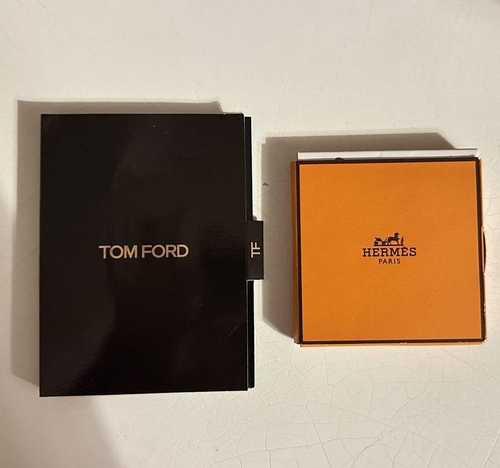 Пробники помад Tom Ford, Hermes