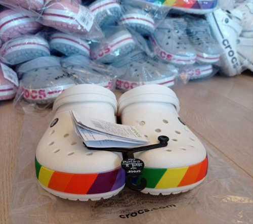Сабо Crocs Crocband Clog Rainbow опт розница