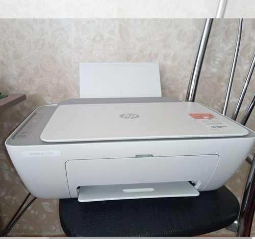 Принтер струйный HP DeskJet 2720e цветной