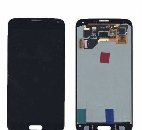 Дисплей для Samsung Galaxy S5 SM-G900H черный
