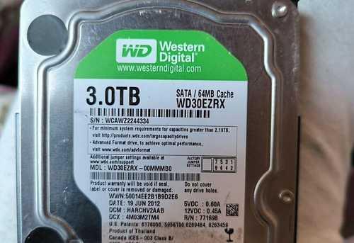 Жесткий диск WD Green 3tb