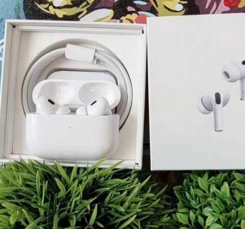 Новые беспроводные наушники Apple airpods pro 2 premium   чехол (Арт.54172)