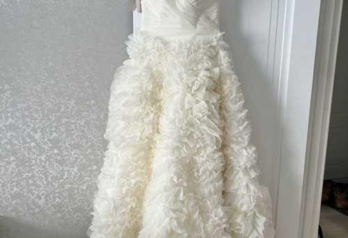 Свадебное платье новое 42-44