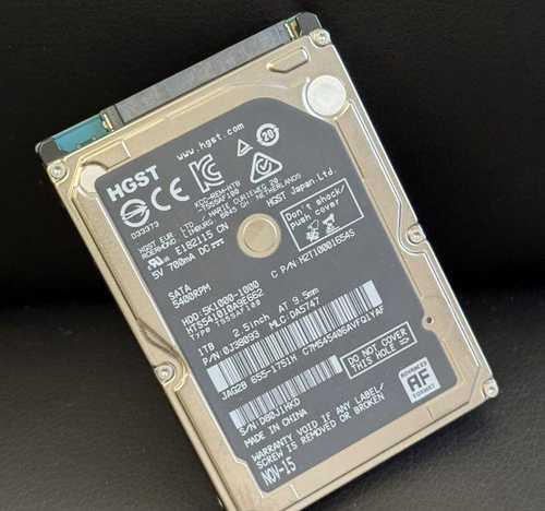 Жесткий диск SATA HDD 2.5 1TB