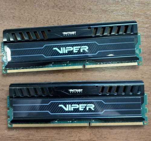 Оперативная память DDR3: Patriot Viper 2*8 1600 MH