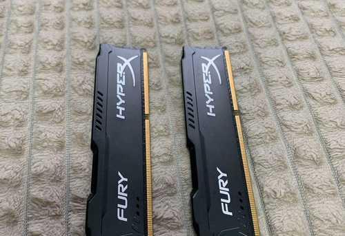 Оперативная память Kingston DDR3 8Gb HyperX Fury