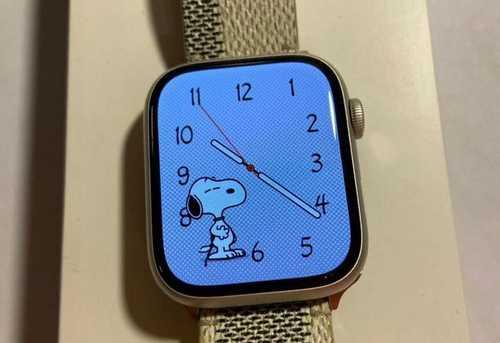 Apple Watch S7 45mm серый/сияющая звезда