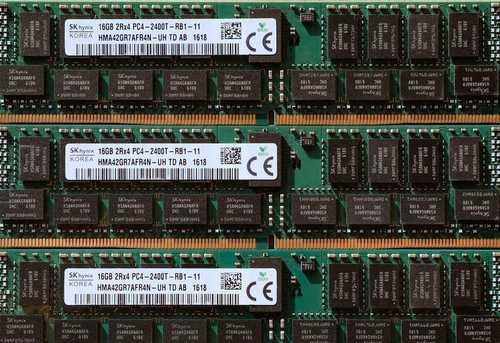 16GB DDR4 ECC REG 2Rx4 PC4-2400T-R