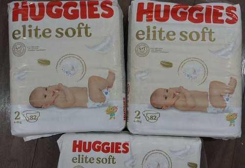 Подгузники huggies elite soft 2
