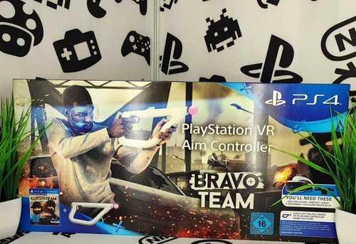 Aim Controller PS4 + Игра Bravo Team Новый