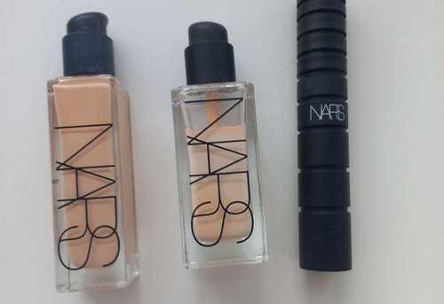 Тональный крем и тушь Nars