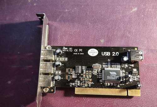 Pci-контролер плата usb 2.0