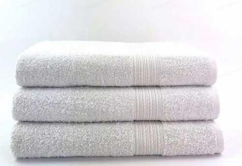 Махровые полотенца банные 70х140 белые
